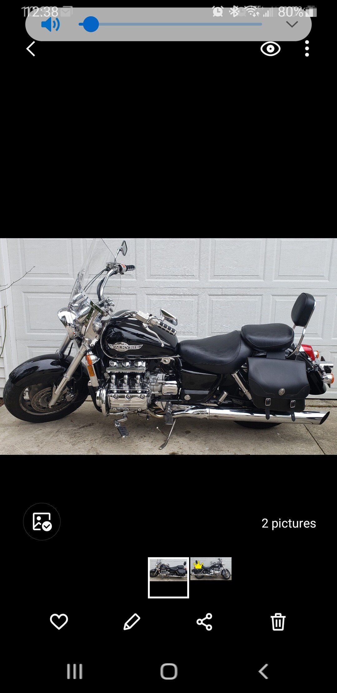 Honda Valkyrie Center Cover